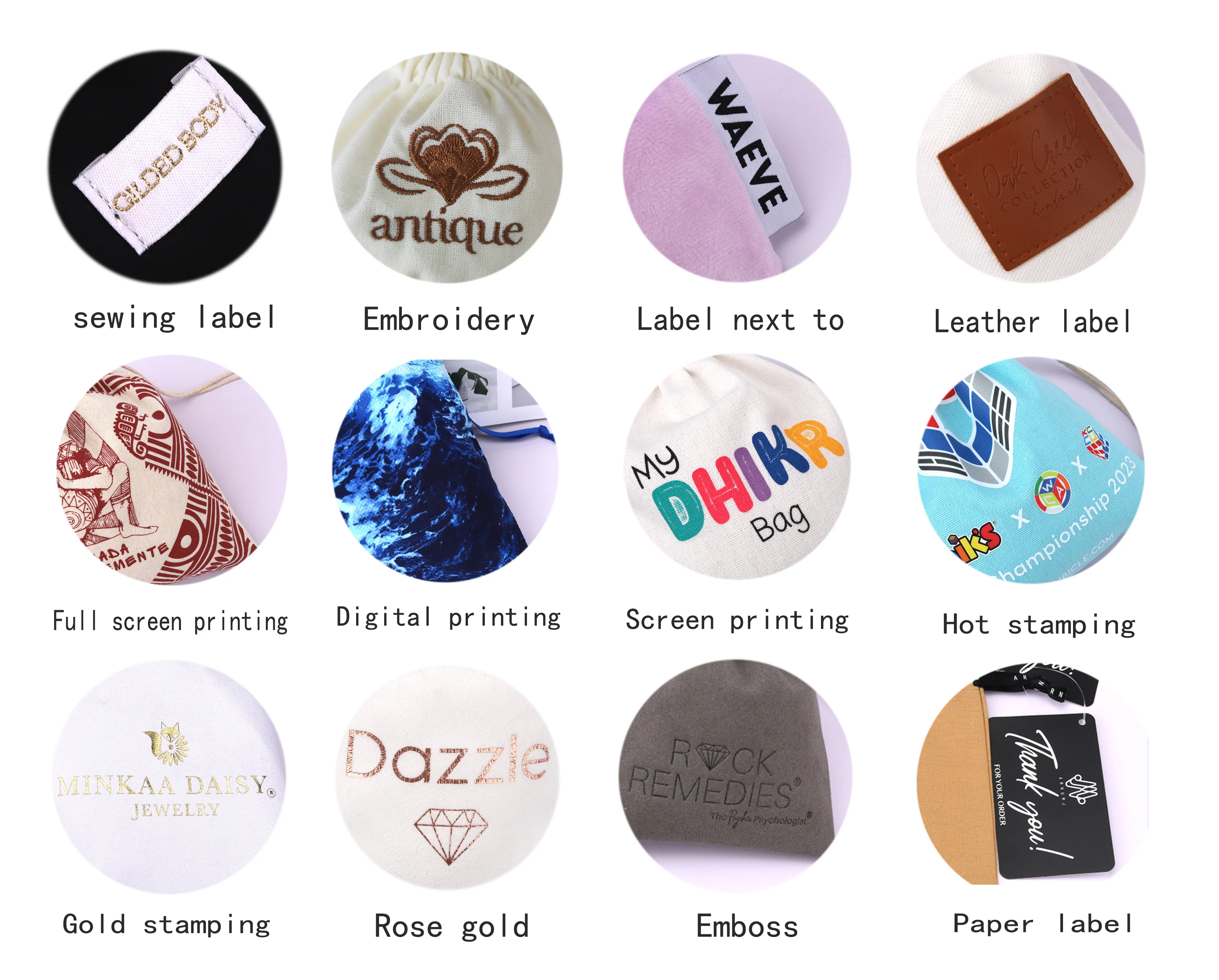 Custom Embroidery logo Luxury White Cotton Twill Envelope Bag Clothes ...