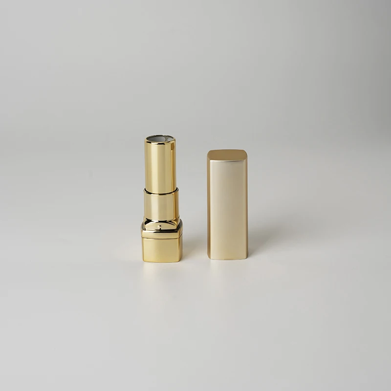 Charming Cosmetic Empty Gold Lipstick Container Lipstick Packaging Tube ...
