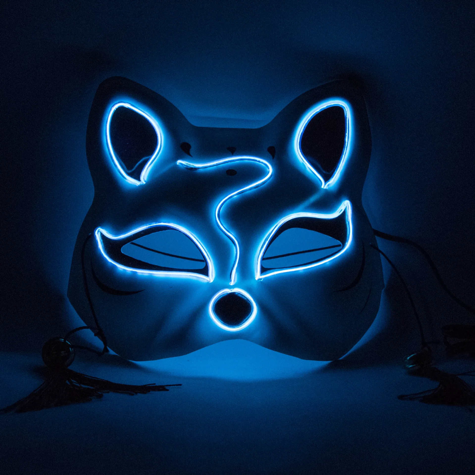 Fox Masks Half Face Cosplay Cat Animal Costume Masquerade Party ...