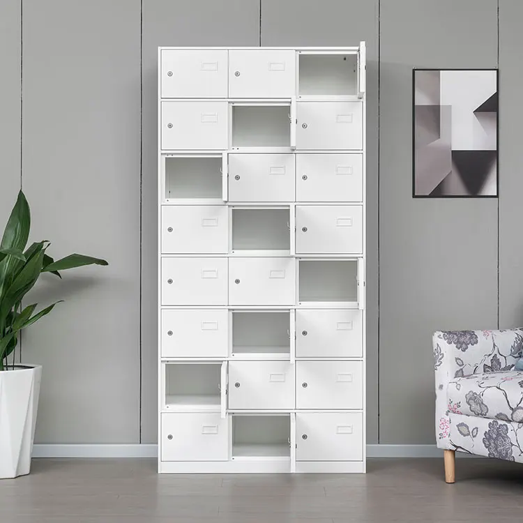 Cheap Metal Lockers for School & Factory Use - 24 Doors