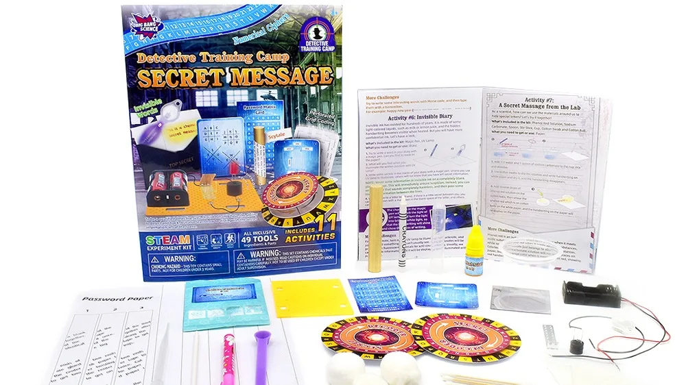 Big Bang Science Secret Message Contains 11+ Activities Detective ...