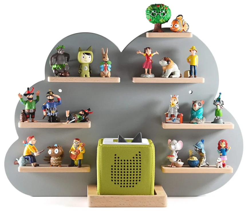 FSC&BSCI Beech Wooden Toniebox Shelf - Music Box Shelf for Toniebox and ...