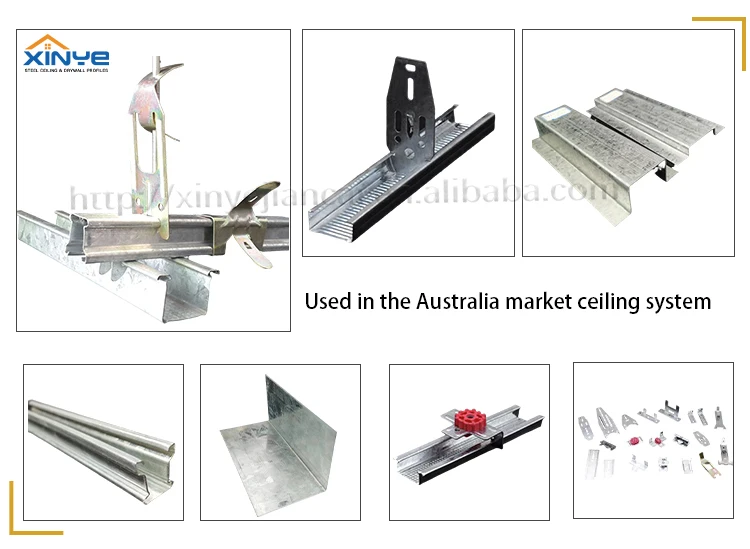 Ceiling Profiles Steel Frame Steel Corners Metal Furring Galvanized ...