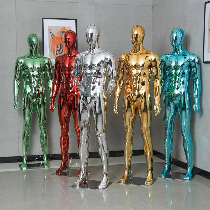 Modern Luxury Plating Full Body Mannequin Plus Size Mannequin Standing ...
