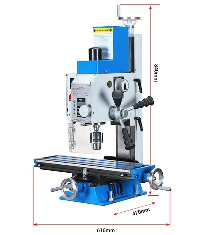 WMD16V JYZX16V Mini Milling Drilling Machine - High Accuracy