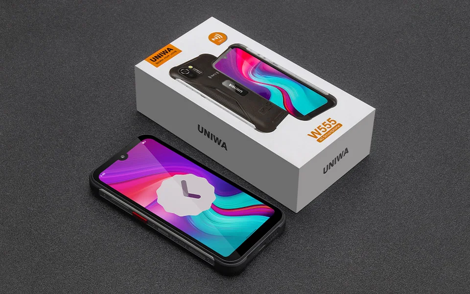 Uniwa W555 5.7 Inch Ips Screen Mobile Phone With Android 12 Os 3gb Ram ...