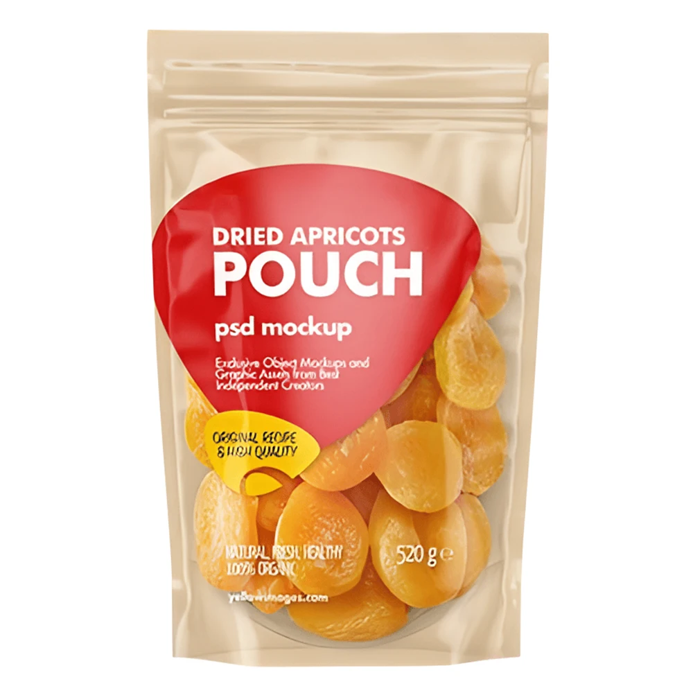 Custom Printed Stand Up Plastic Zip Lock Pouches For Food Packing ...