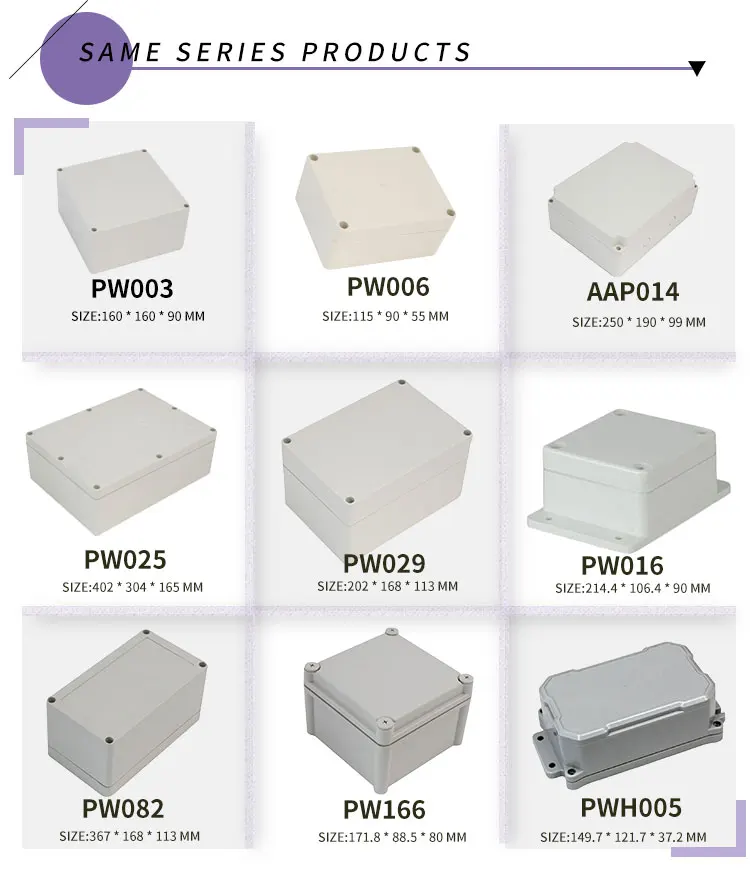 Plastic Enclosure Custom Electrical Enclosure Plastic Housing Supplier ...