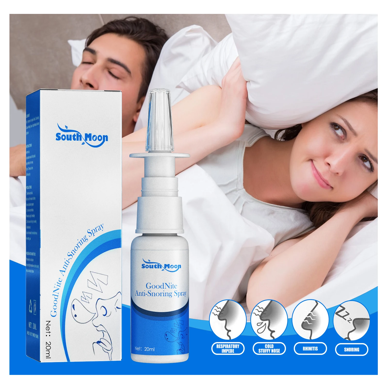 Herb Nasal Spray Nose Congestion Rhinitis Sinusitis Treatment Stop ...