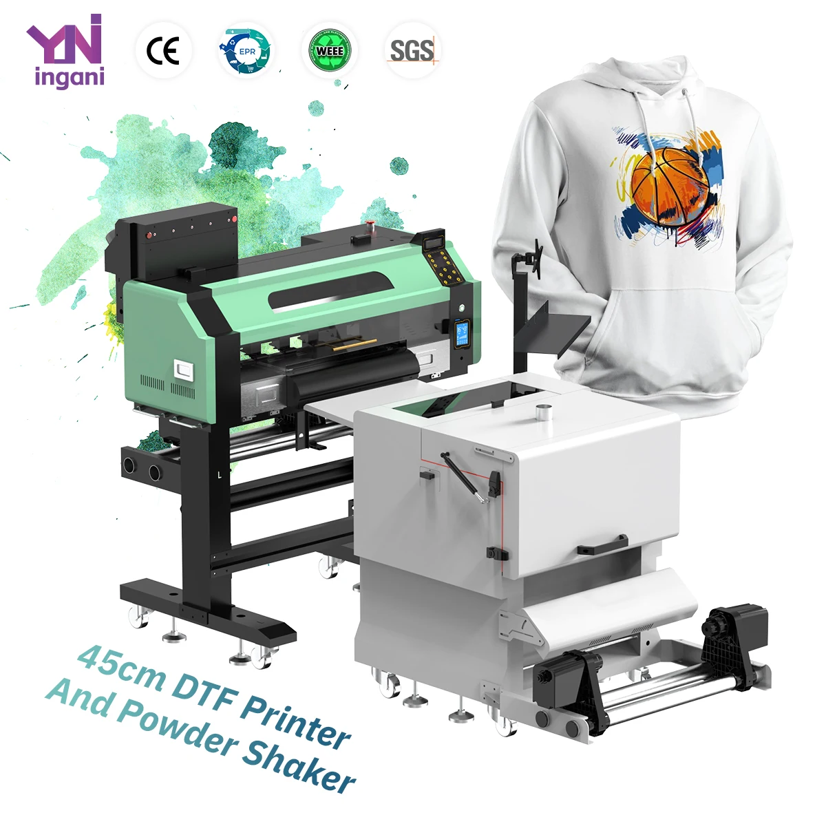 Ingani A2 45 Cm A3 Dtf Powder Shaker Dtf Printer 45cm 40cm 13 Printer Dtf Shaker I1600 - Buy 13 ...