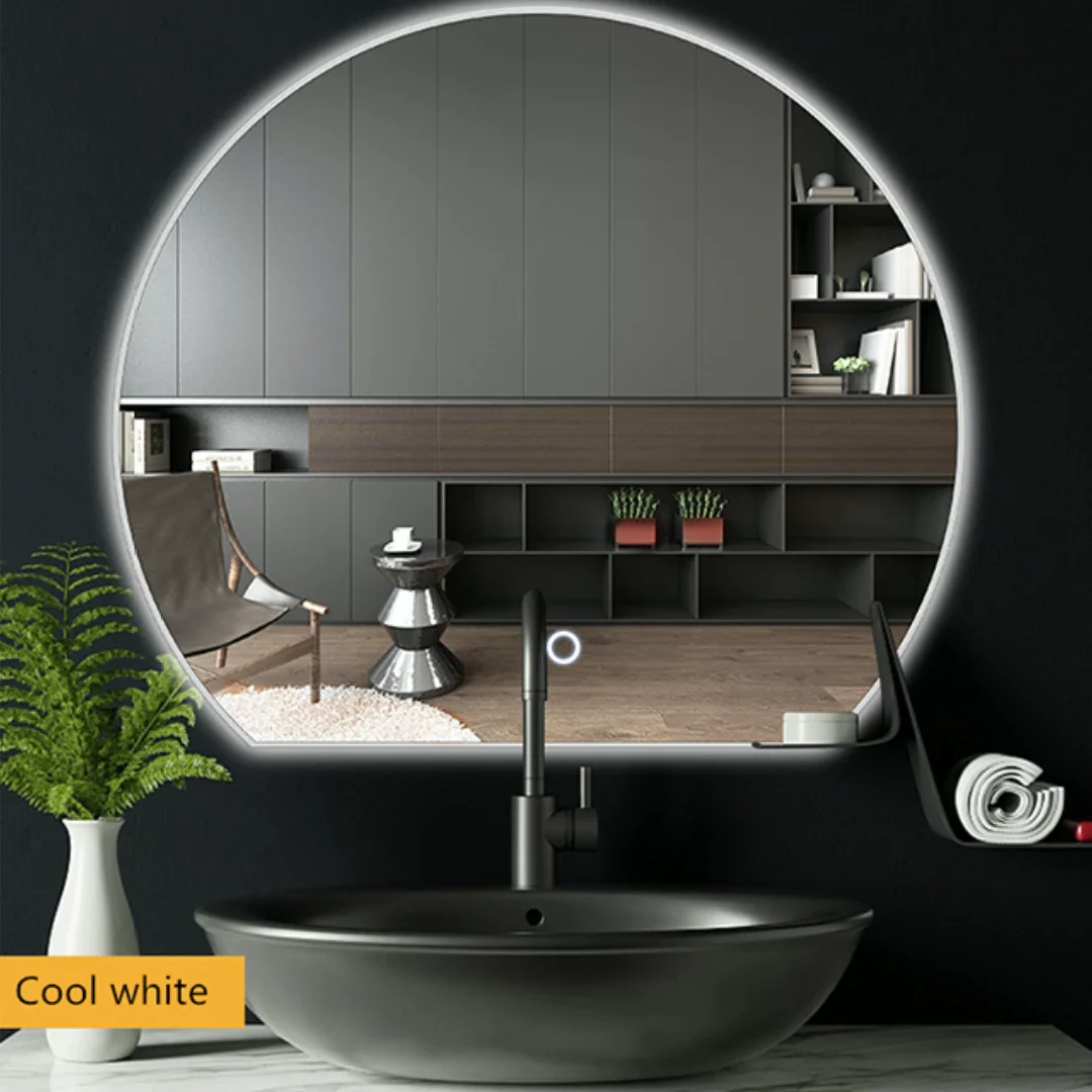 Syf Fashion Semicircular Half Round Makeup Half Moon Mirrors Vanity ...