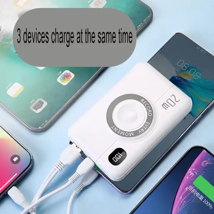 Light Painting Logo Power Bank 10000mah Large Capacity Mobile Power ...