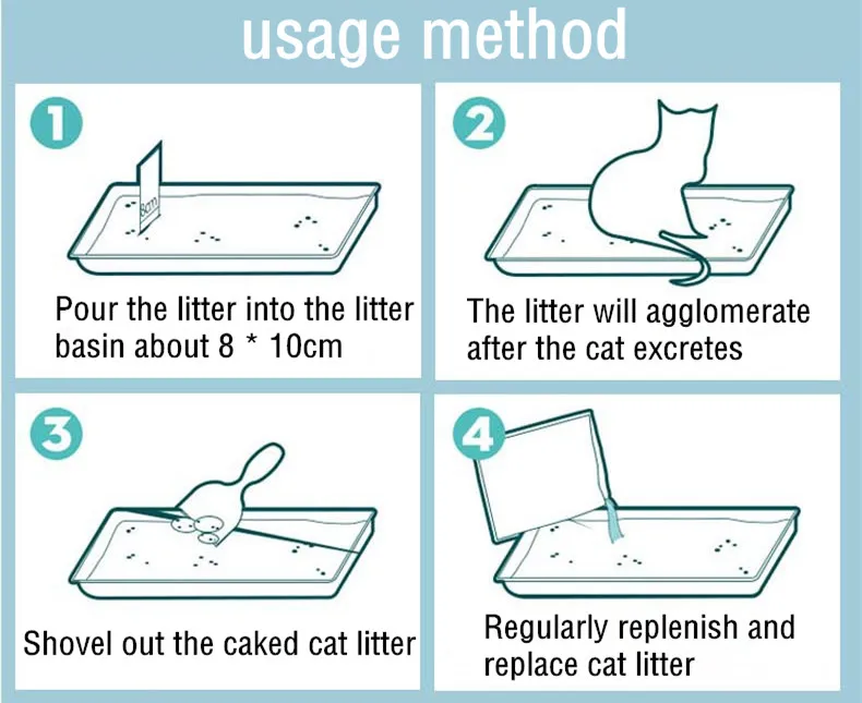 Litter Clean Cat Free Sample Wholesale Factory Price Good Quality Non ...