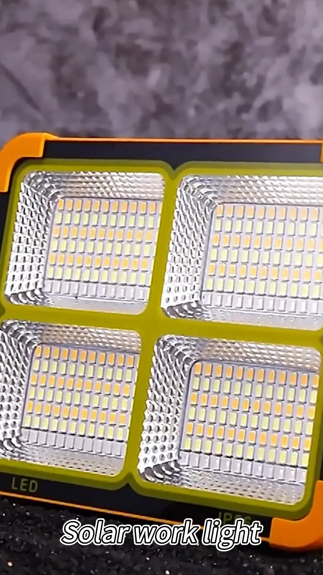 Outdoor Ip67 Warm White Solar Rechargeable Powered Led Flood Led Light ...