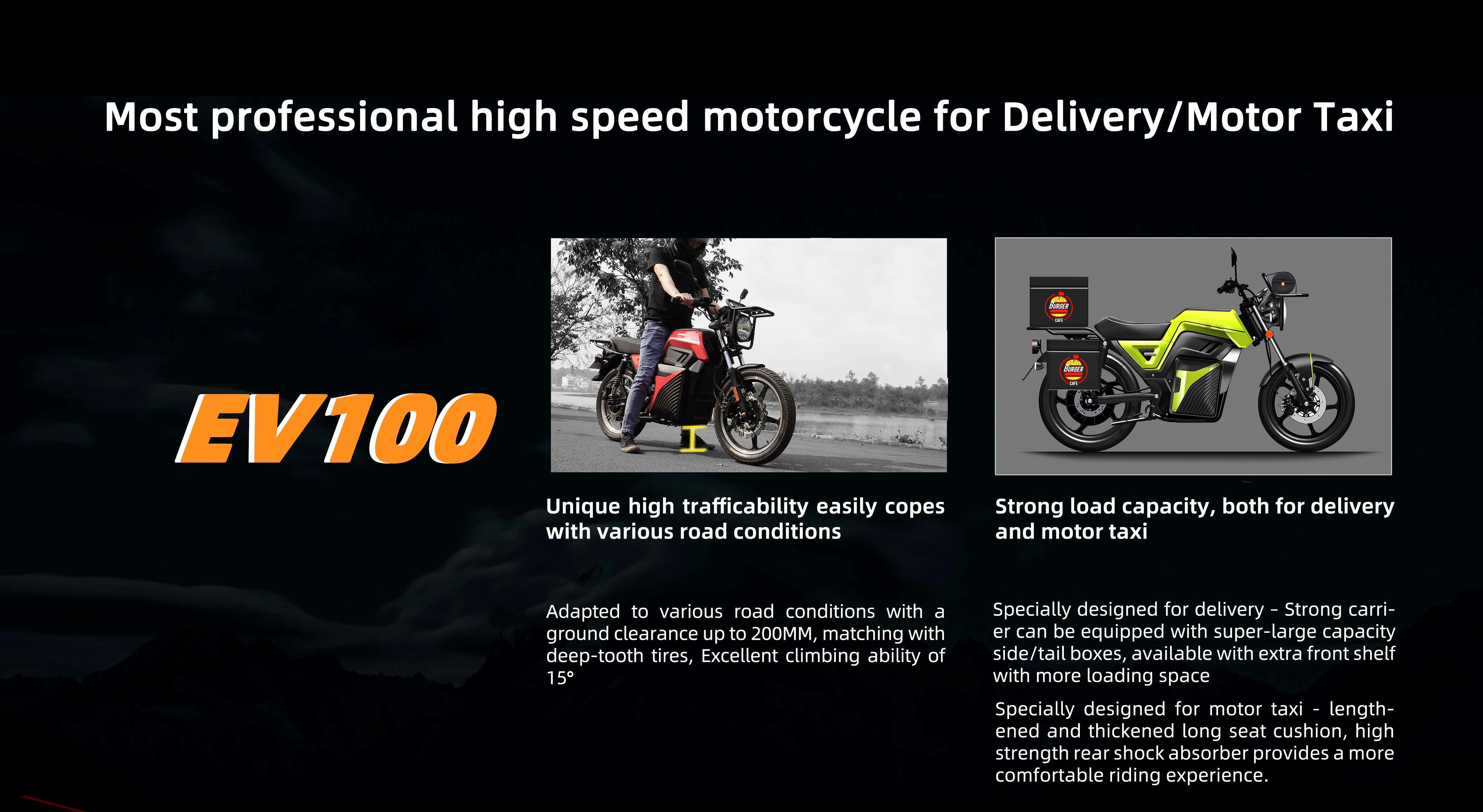 2023 New Ev60 Model 72v2000w Motor Electric Scooter Removable Battery ...