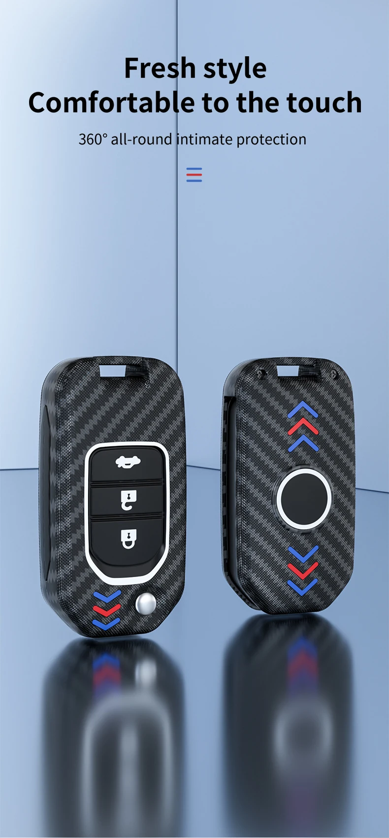 2023 New Design Fashion Soft Abs+silicon Car Key Case Cover For Honda ...