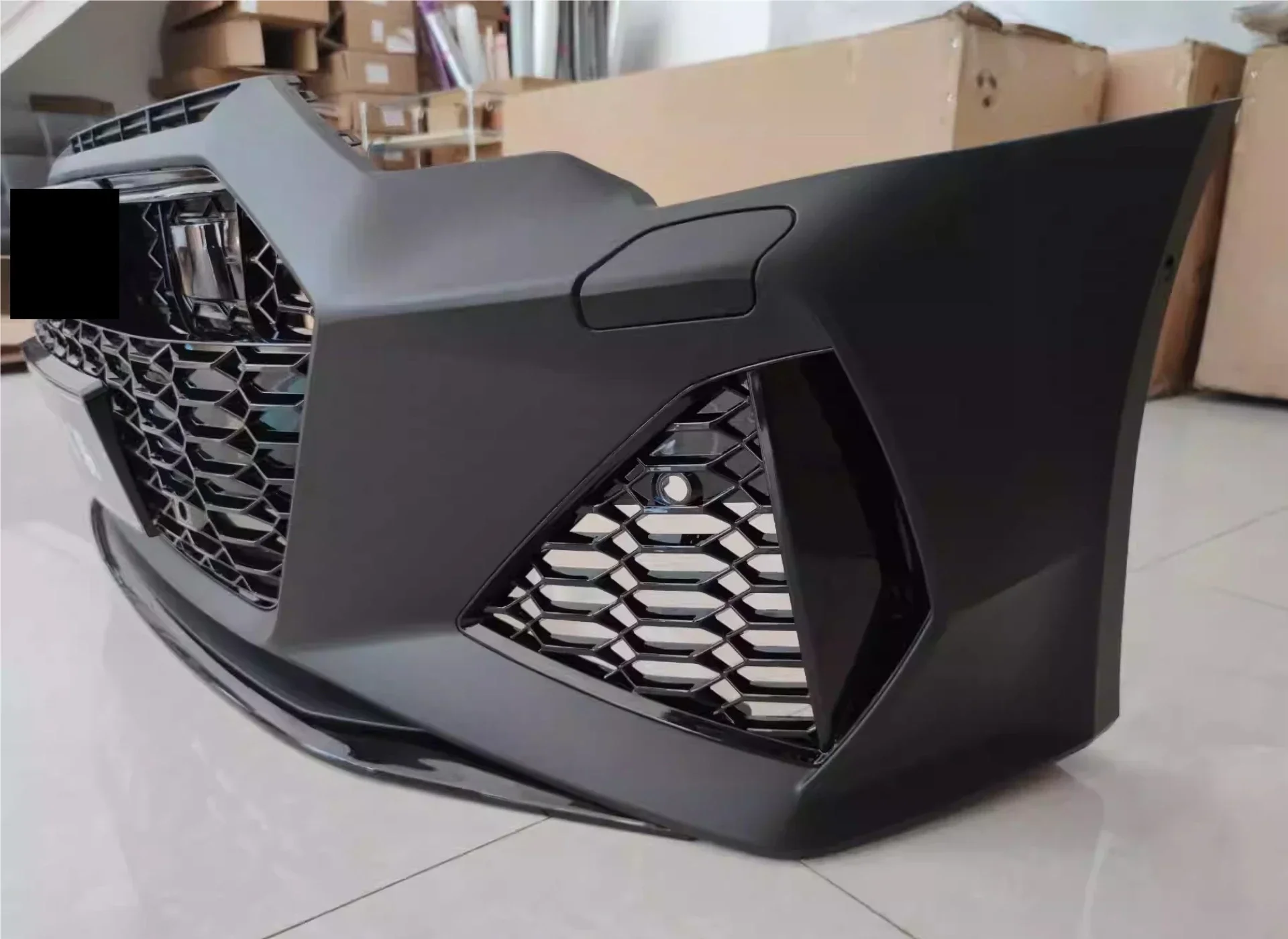Body Kit Front Bumper Assembly Grille For Audi Rs6 2019-2023 Surround ...