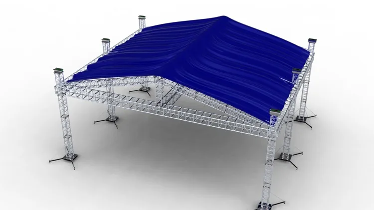 Cheap Stage Roof Truss System Lighting Dj Equipment Aluminum Metal Span ...
