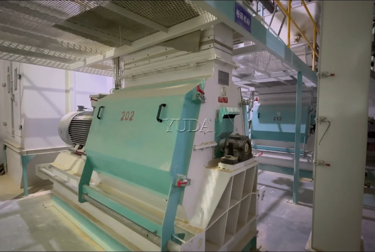 Yuda Industrial Hammer Mill Machine 5 Ton Per Hour Grain Corn Wheat ...