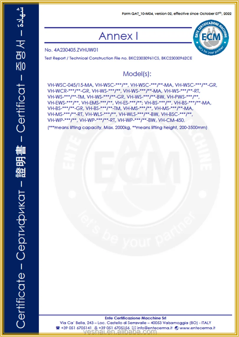 Veshai Fully Powered Counter-balanced Pallet Stacker Truck With Side ...