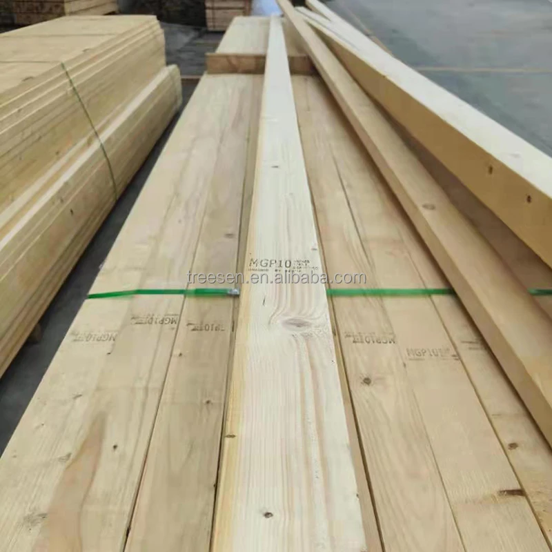 SPF SYP Kiln Dried Framing Timber MGP-10 White Pine Wood