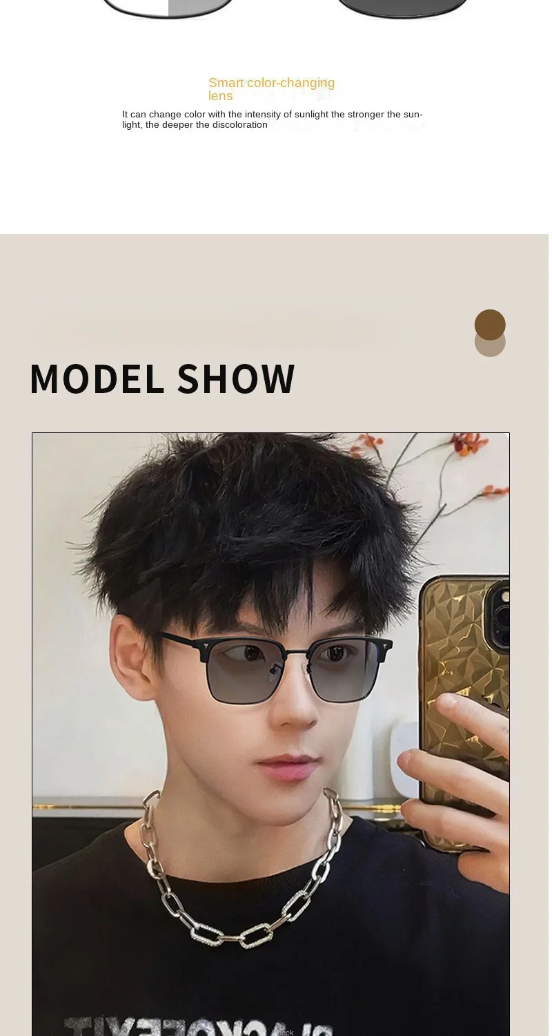 2025 High Quality Photochromic Eyeglasses Frames