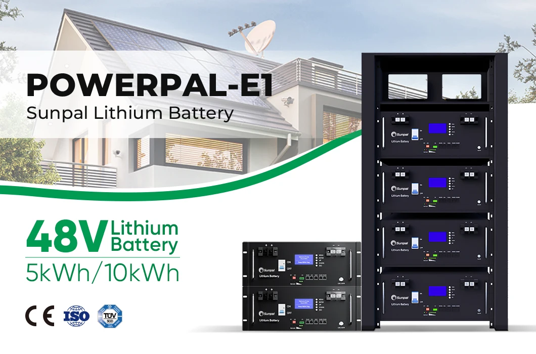 Sunpal Rack Mounted Lifepo4 Lithium Ion Battery 48V 100Ah Lithium ...