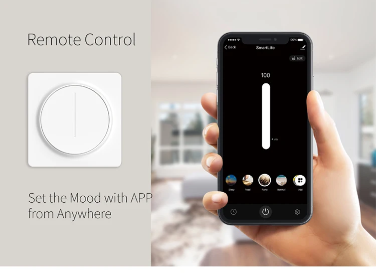 Earda 2021 New Smart Led Touch Dimmable Controller Wifi Dimmer Switch ...