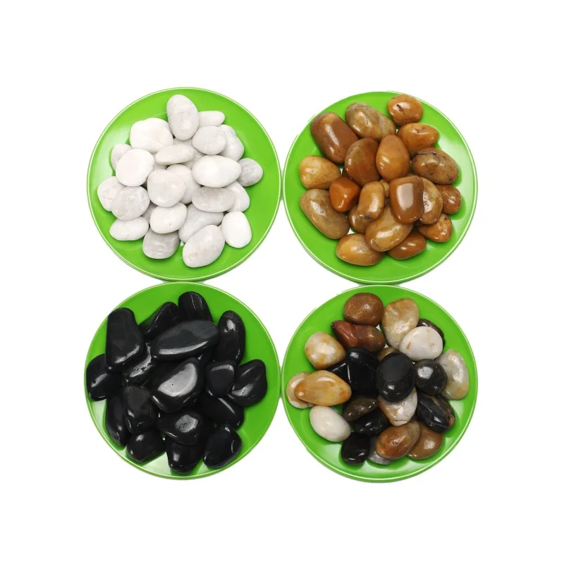 Boutique Pebble Garden Landscape Paving Fish Tank Landscape Colorful ...