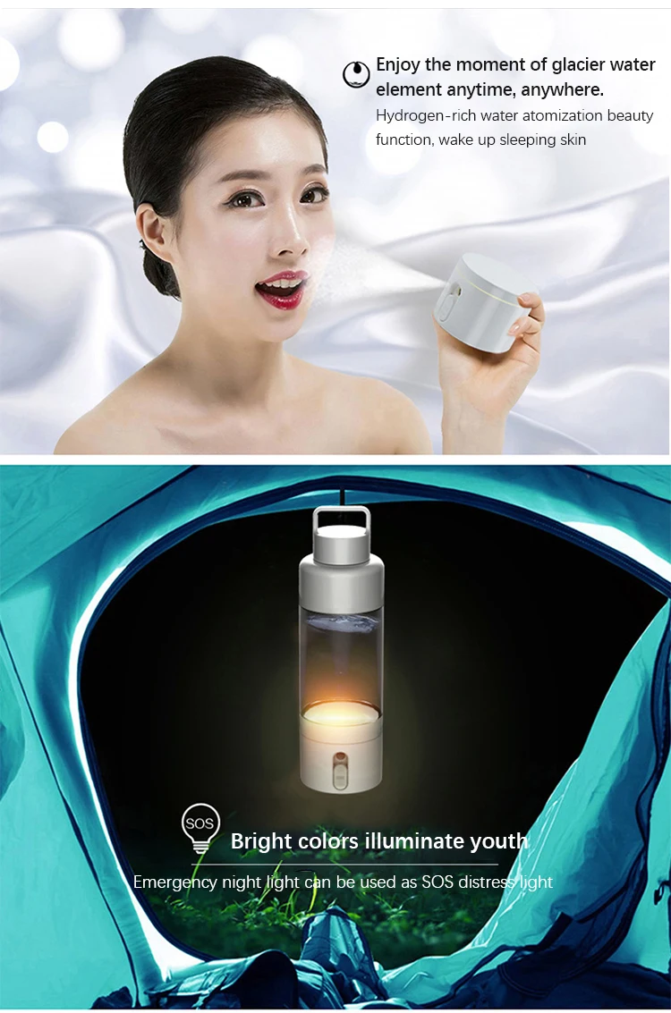 Kangen Water Bottles Alkaline With Spray To Refresh Your Skin Hydrogen ...