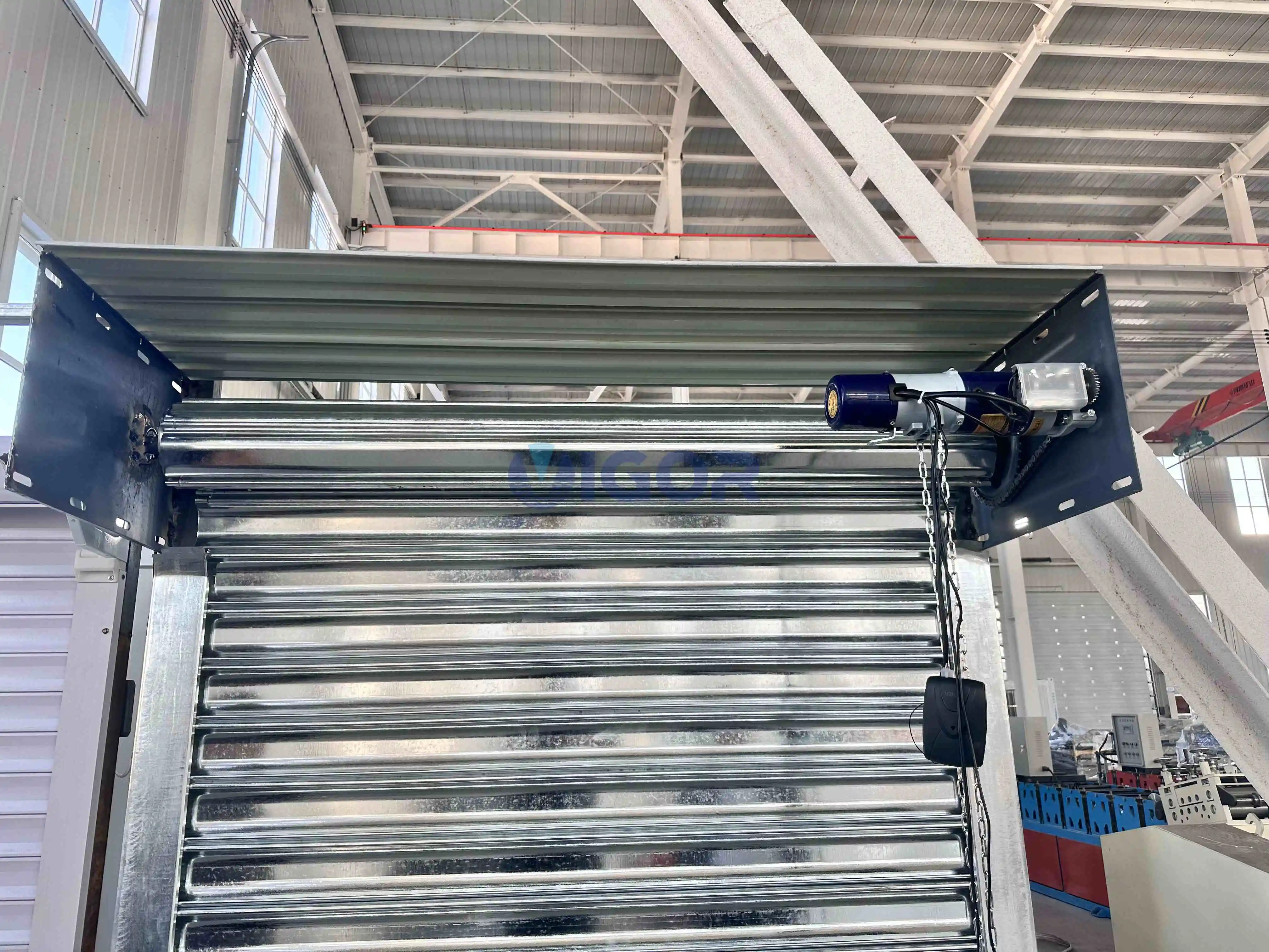 Roller Shutter Door Guide Used Bottom Rail Roll Forming Machine Metal Door Frame Automatic Roll ...