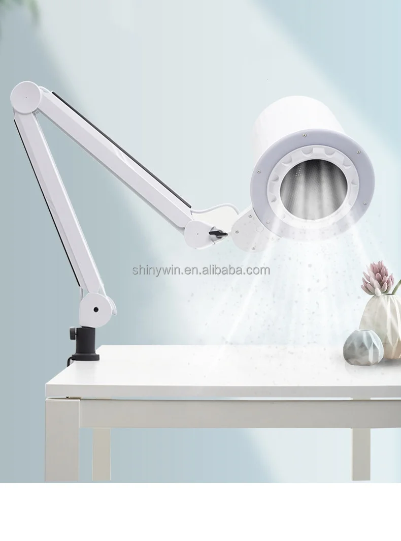 High-suction Nail Dust Collector With Three Color Led Lights Lamp ...