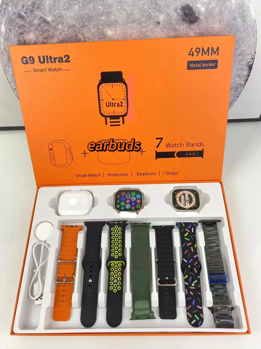 Watch Factory Hot Sale 10 In 1 Smart Watch With Earbuds Set Relogio ...