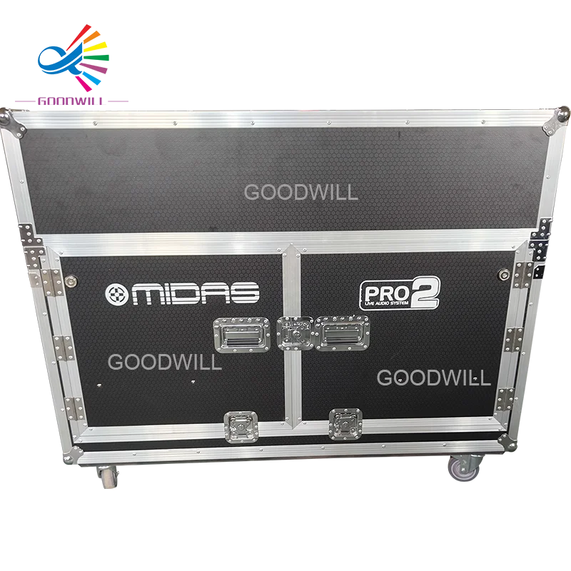 Hydraulic Flight case for Midas PRO2 mixing console Mixer flip Case ...