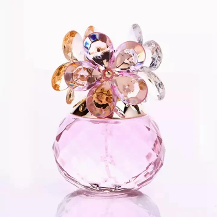 Alibaba.com: Luxury ladies perfume bottle, 60ml glass flower shape ...