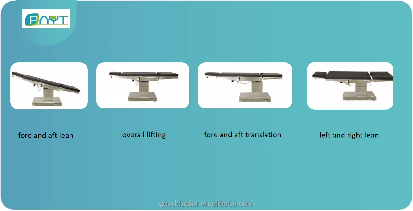 Surgical Table Operating Room Operating Table Can Be Leaned To The Left ...