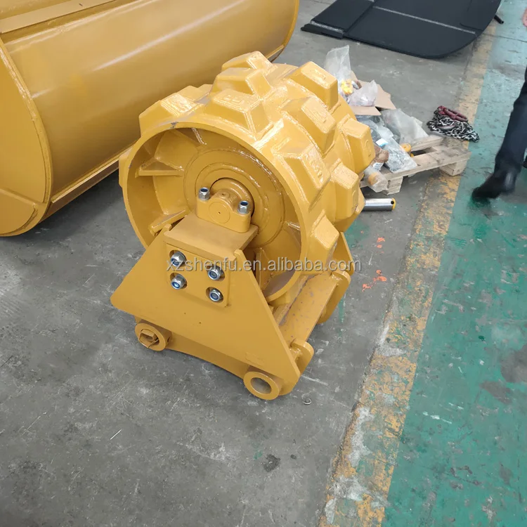 Excavator Mounted Compaction Wheel Attachment Sf Factory Made - Buy ...