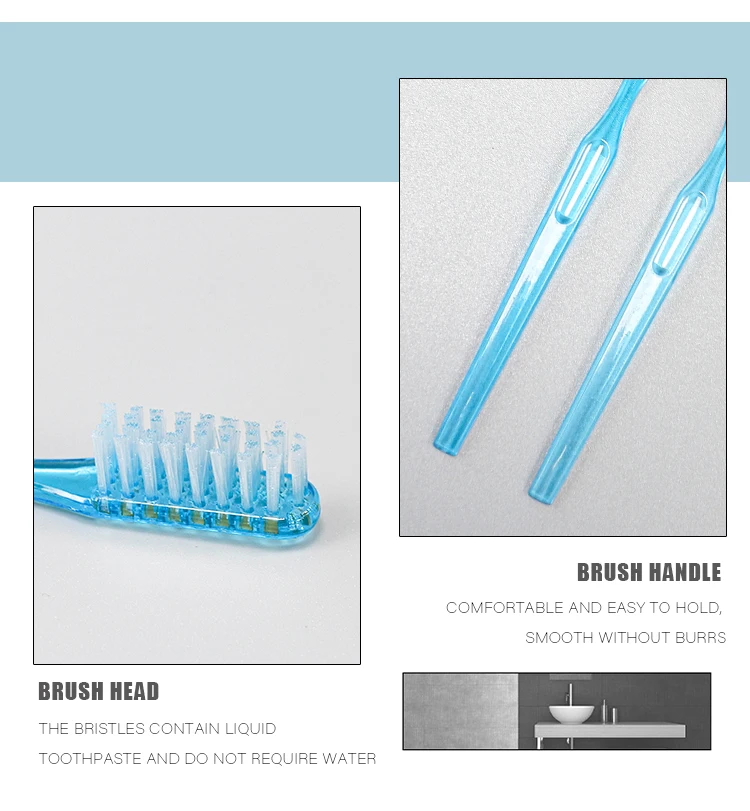Hotel Disposable Toothbrush and Toothpaste Set - OEM