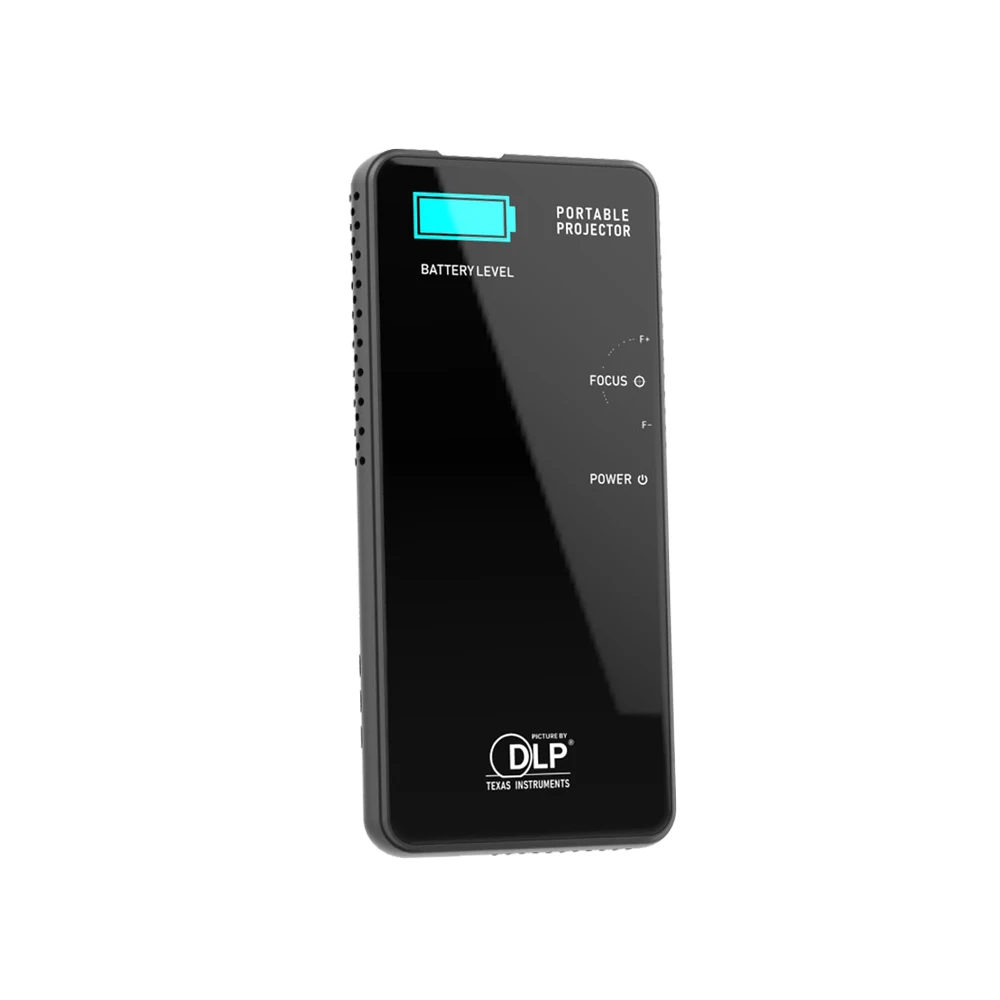 Black Car Ultra-thin DLP Android 8.1 1080P Auto Focus With Battery for ...