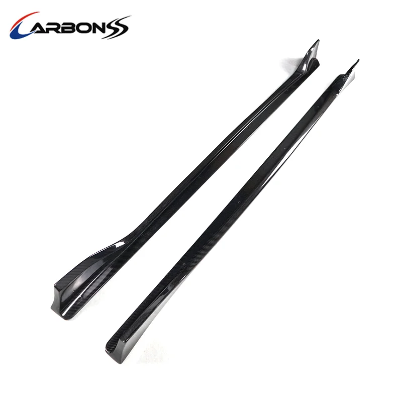 For Toyota Supra A90 MK5 Aimgain Type Carbon Fiber Side Skirts ...