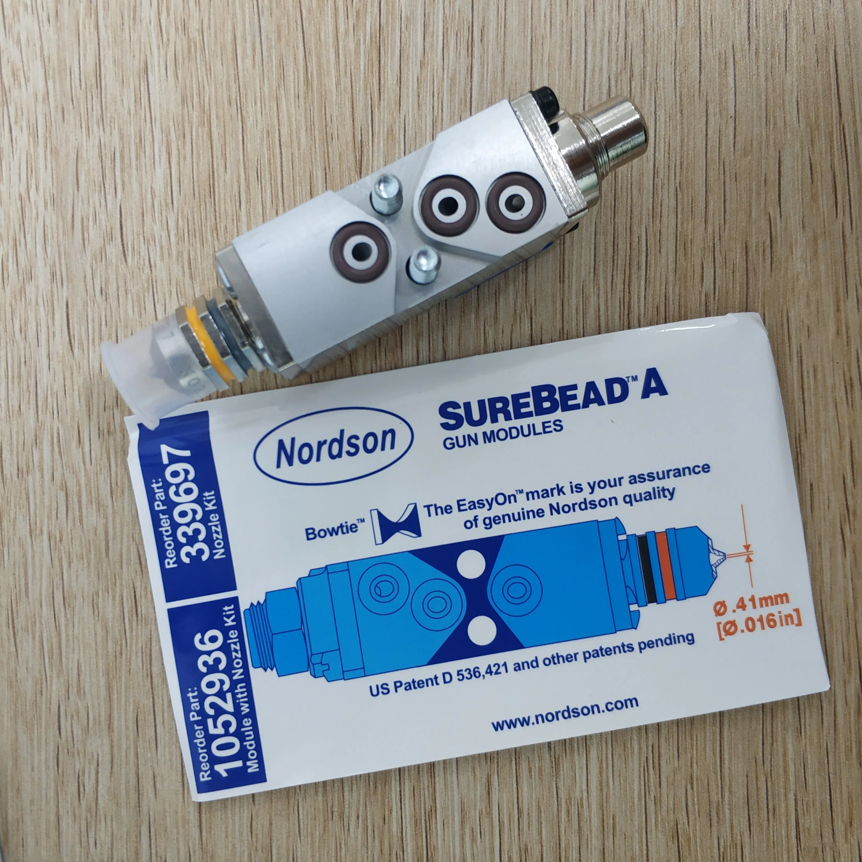 Nordson Solidblue A Modules 1052936 Surebead A Gun Module Spray Glue ...