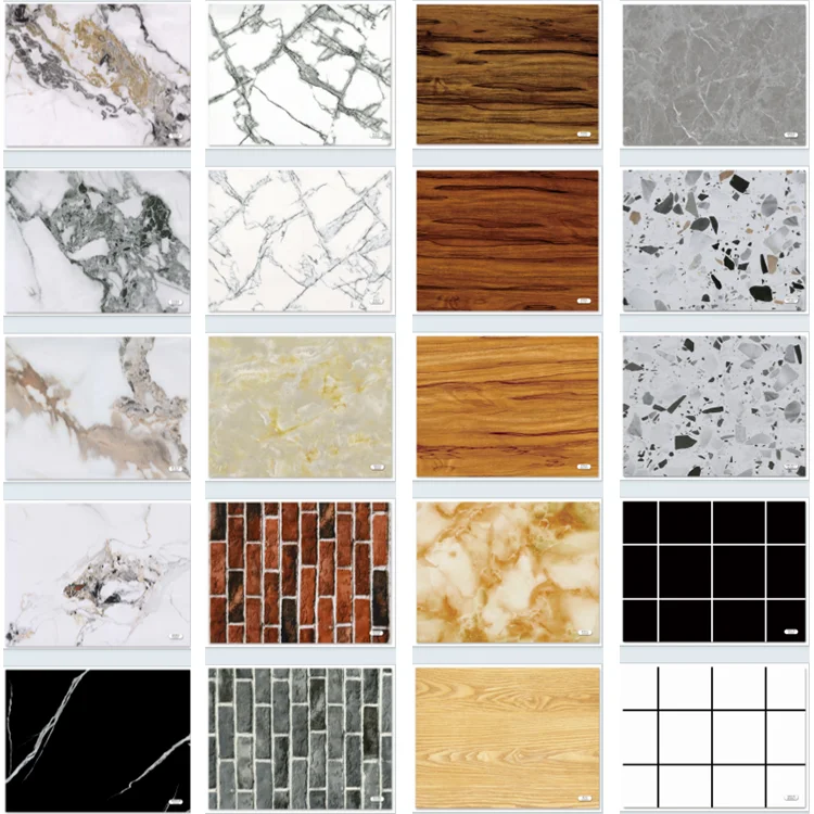 4x8 Marble Gold Pvc Sheet Uv Marble Sheet Pvc Wall Panels Decorative ...