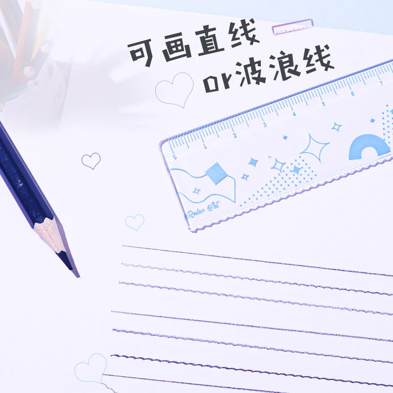 Plastic Rulers For School Clear Acrylic Cute Rulers School Students ...