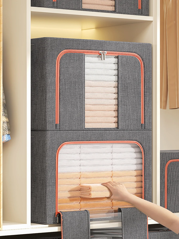 Hot Sale Cloth Fabric Storage Box Collapsible Clothes Storage Box Home ...