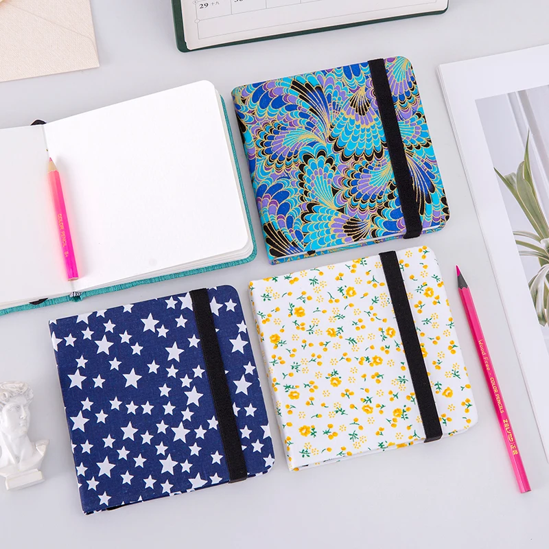 Linen Fabric Note Book A5 Custom Printed Sublimation Notebook Blank ...