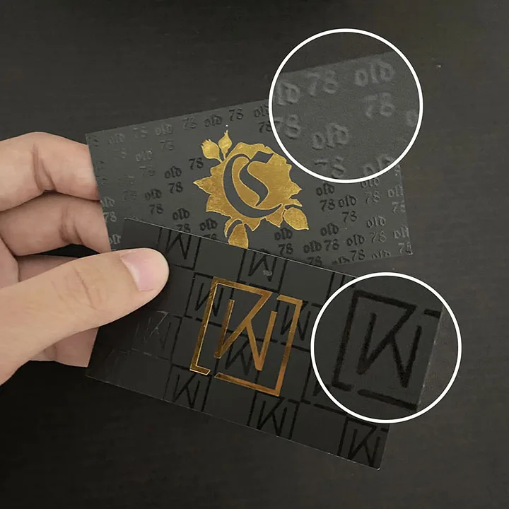 Luxury Gold Name Card Elegant Foil Embossed Business Cards Printing ...