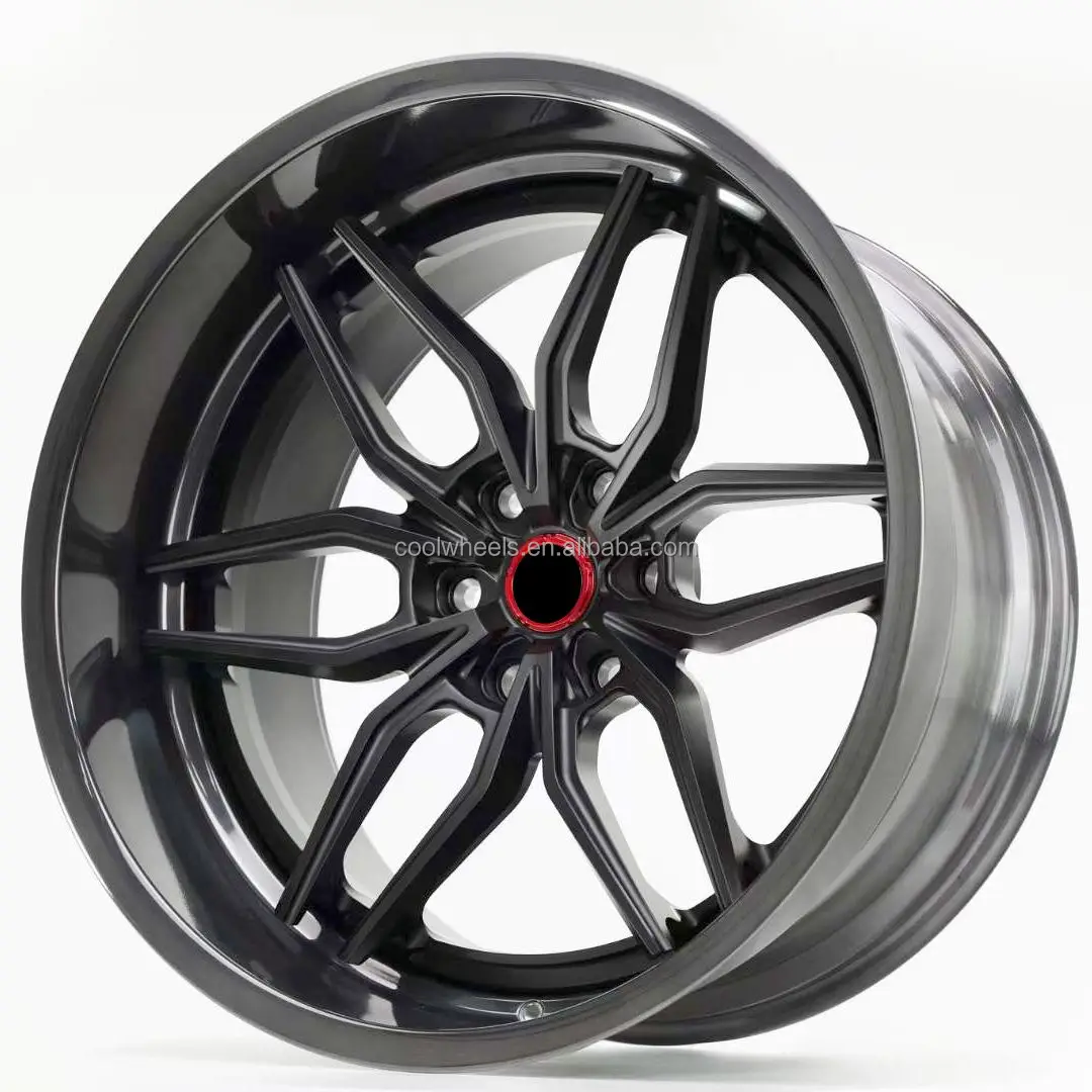 Bku 3 Piece Wheels 20 21 22 23 24 26 Inch 5x120 H Type Wide Lips Forged ...