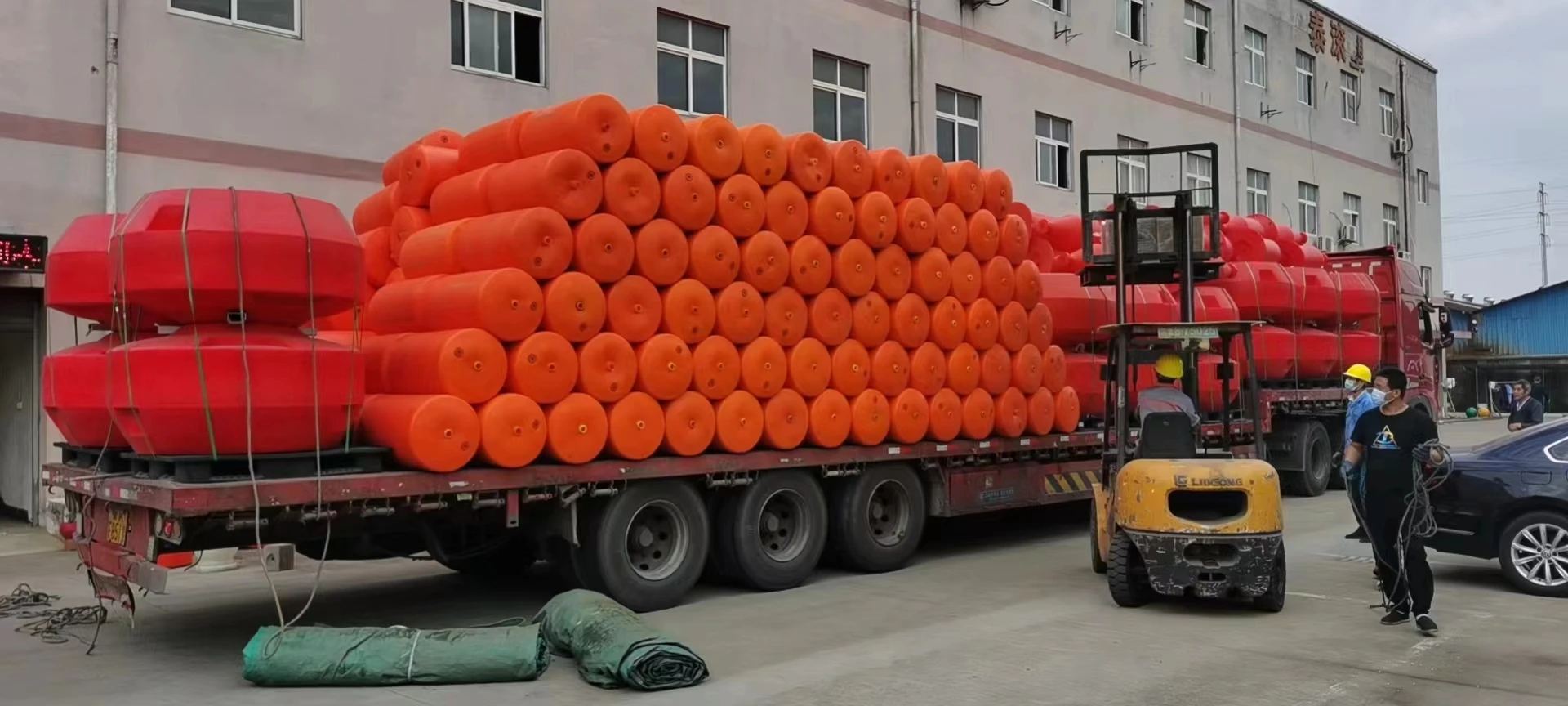 200*1000MM Plastic Floating Barrier Buoy Line for Security Warning PE ...