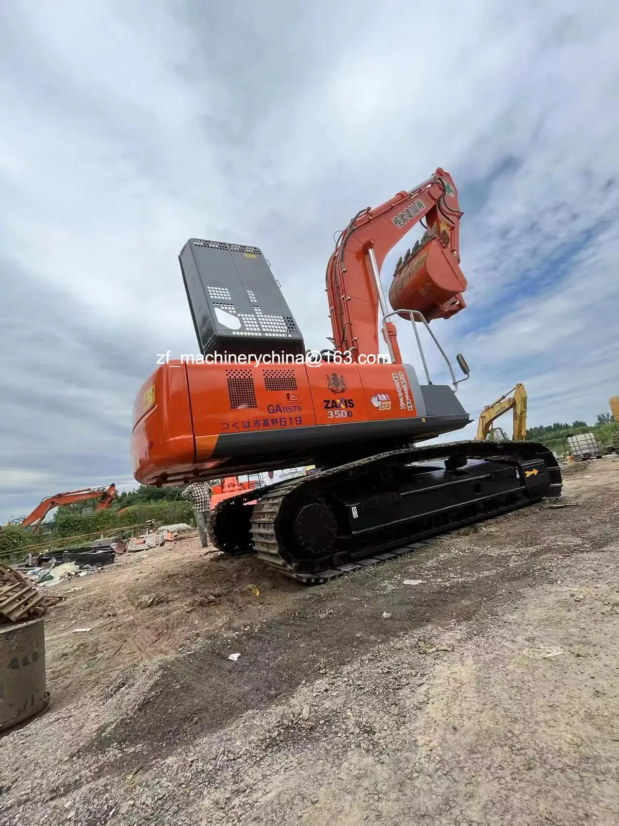 Multifunctional Large Scale Excavator Hitachi Digger Zx350 - Buy Used ...