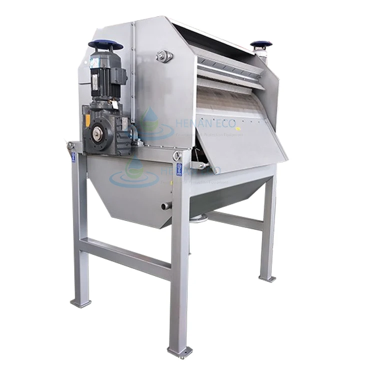 Automatic Rotary Drum Fine Screen For Sale Used In Industrial Waste ...